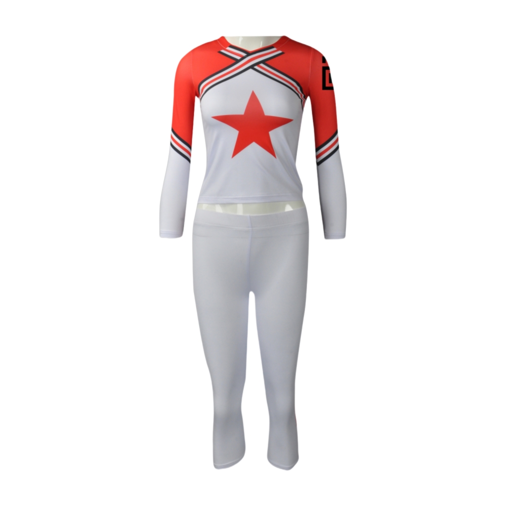 [Custom-made slim-fit long-sleeve cheerleading set] | Order ...