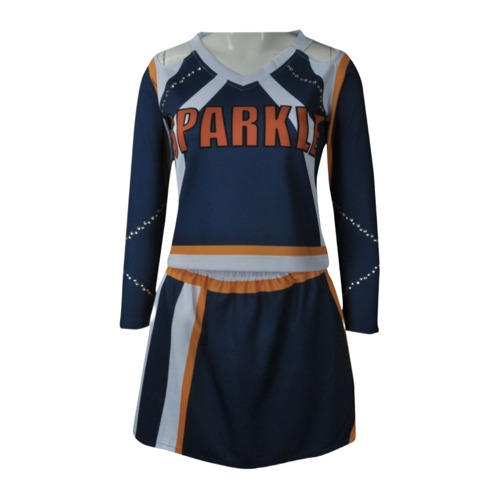 [Design women's hot-fix rhinestone cheerleading uniform] | Rhinestones ...