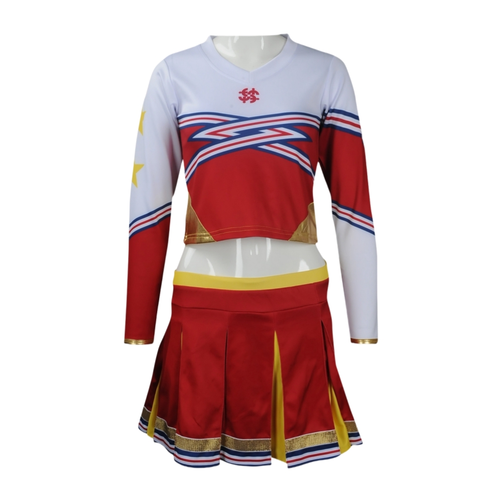 [Bulk custom-made long-sleeve women's cheerleading uniforms] | Women's ...