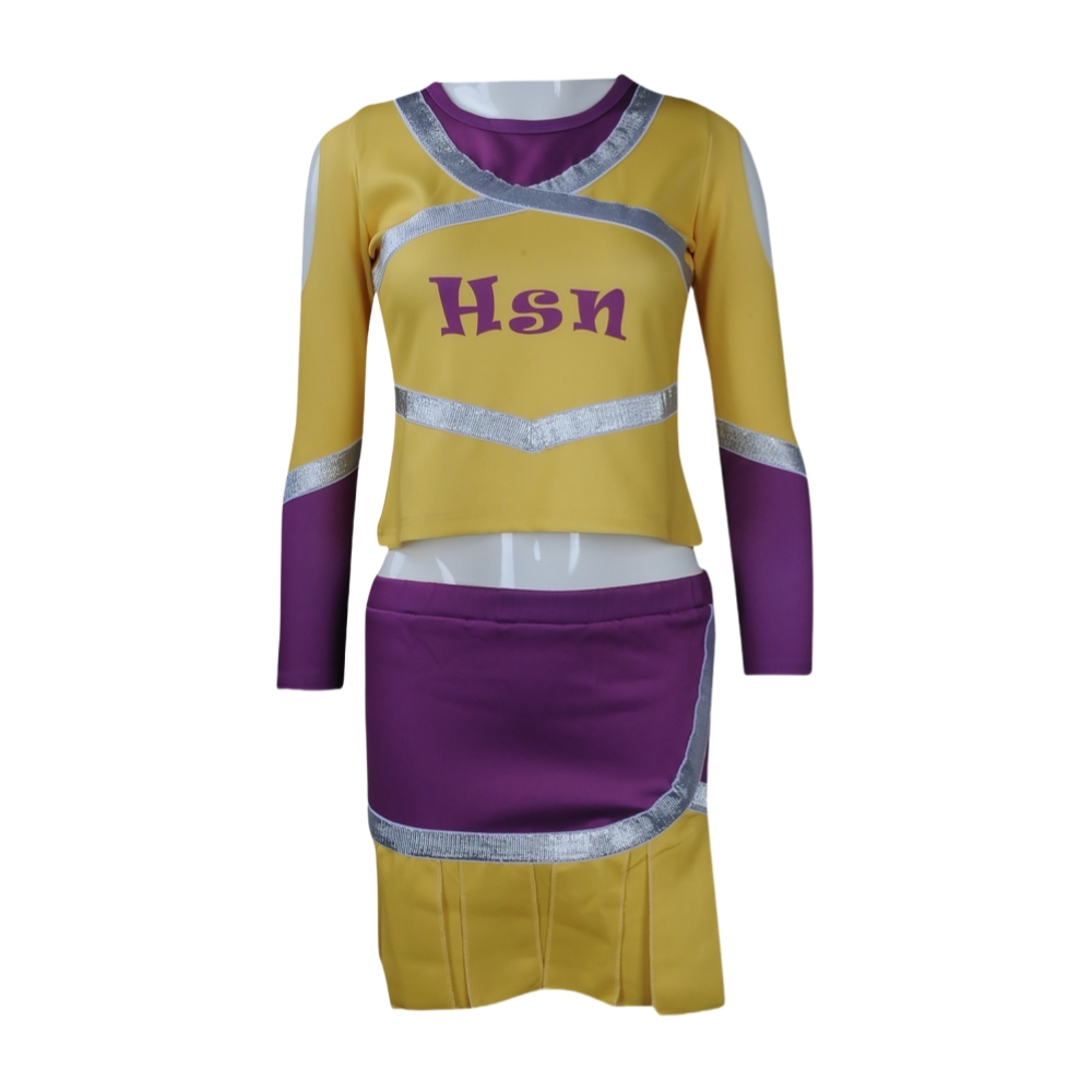 [Custom-made long-sleeve cheerleading uniform set from sample] | Custom ...