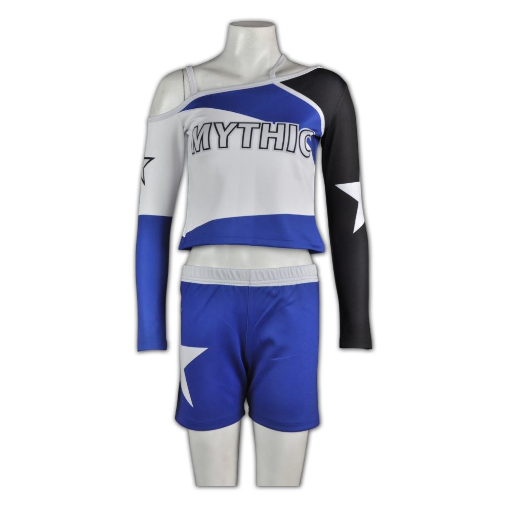 [Custom-Made Cheerleading Set] | Off-the-Shoulder Cheerleader Uniform ...